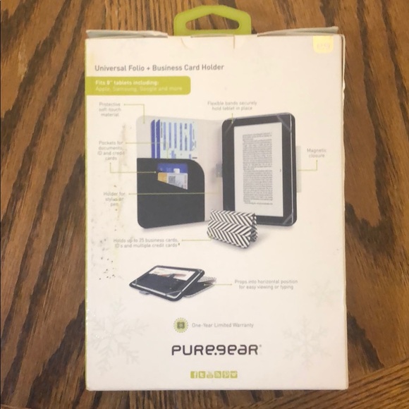 pure gear | Accessories | Pure Gear Universal Folio Business Card ...